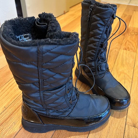 totes | Shoes | Totes Girls Black High Boots | Poshmark